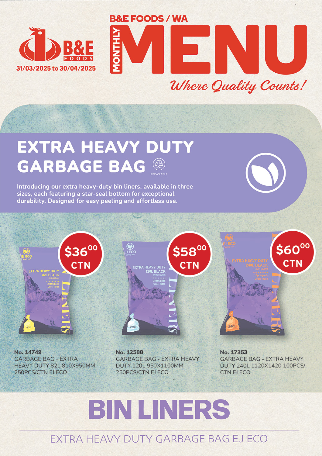 Promotion - B&E Foods - Brisbane,Sydney,Melbourne,Perth, Adelaide ...